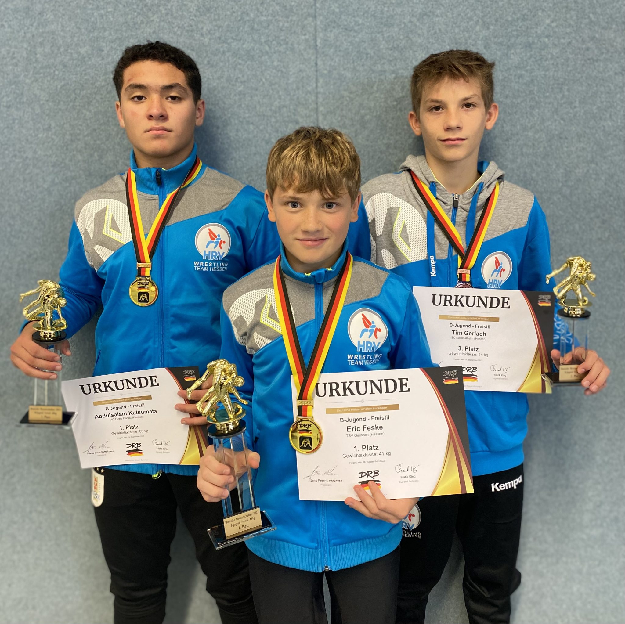 Feske, Vogel und Katsumata holen DM-Titel – Hessischer Ringerverband